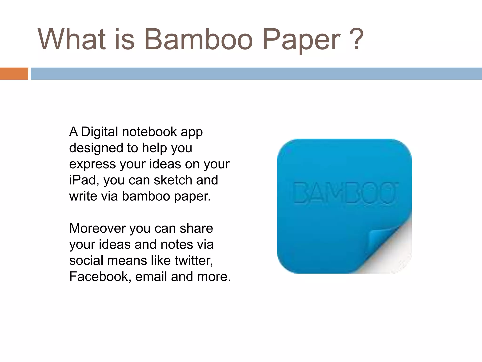 Bamboo paper | PPTX