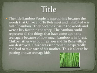 Bamboo people | PPTX
