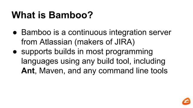 Continuous Integration with Bamboo for Salesforce | PPTX