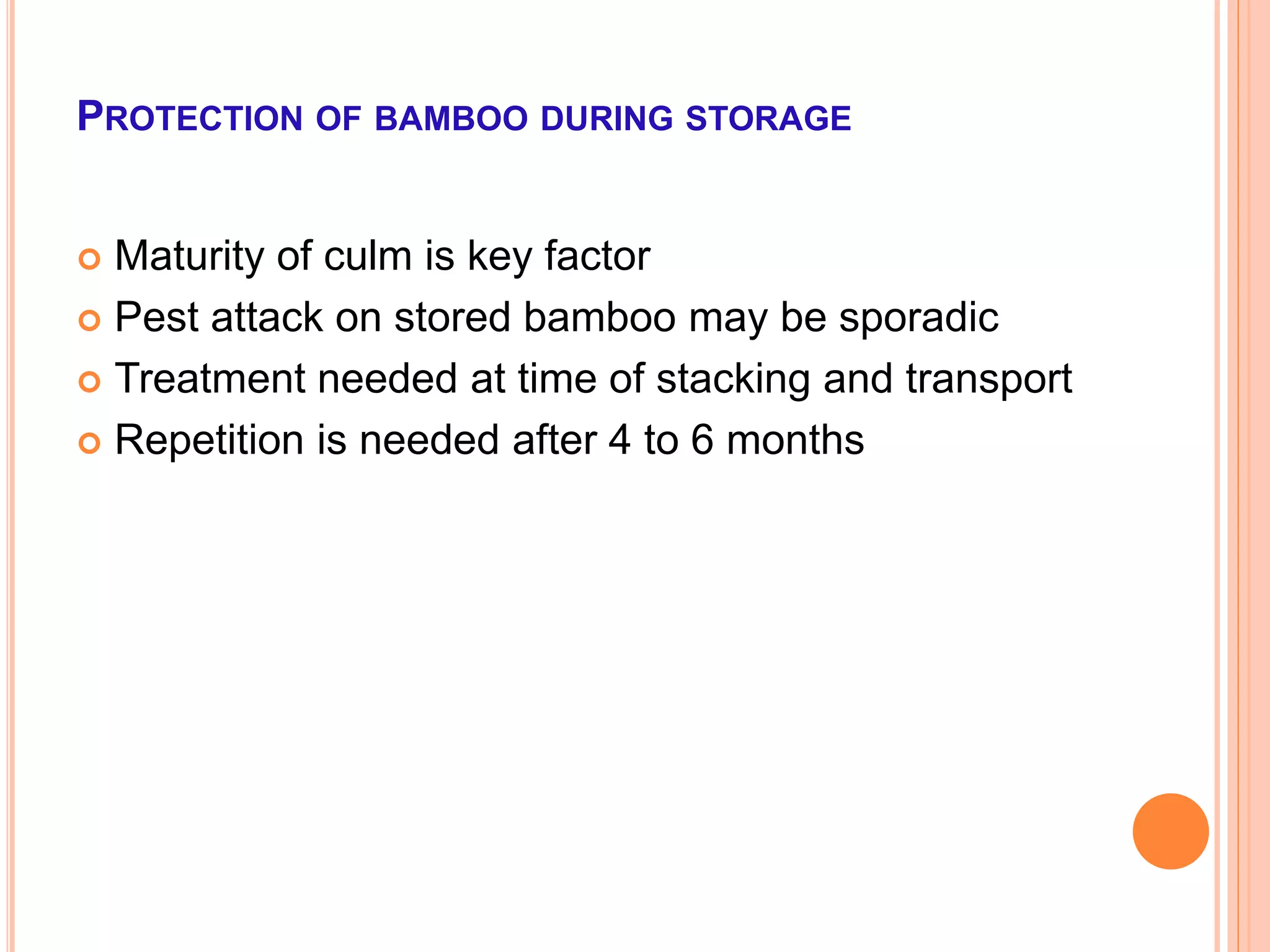 Bamboo preservation techniques | PPTX