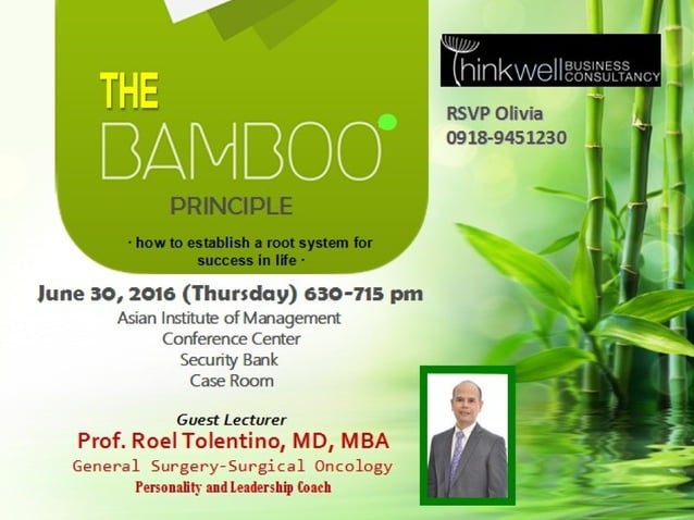 Bamboo principle aim thinkwell | PPT