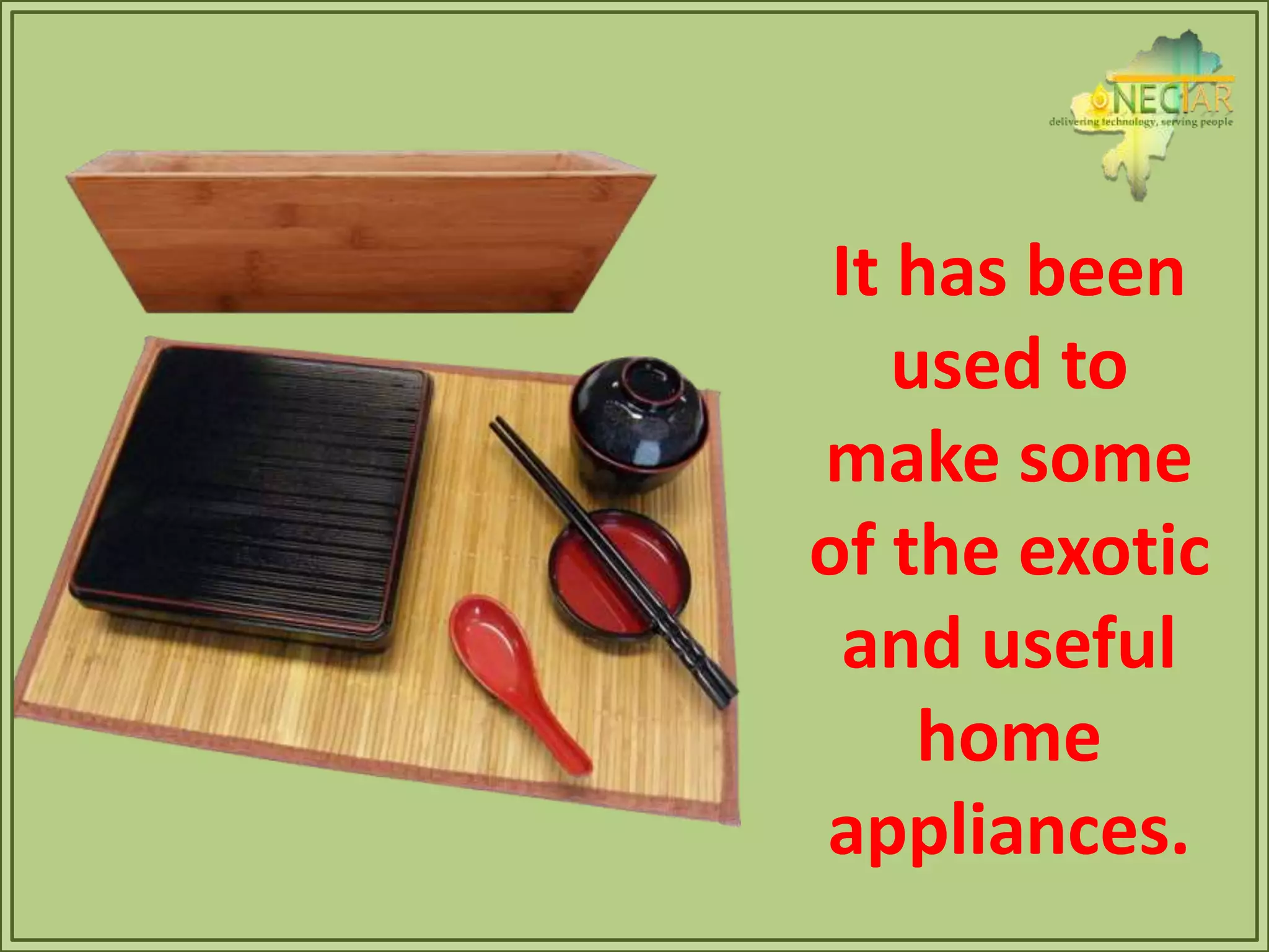 Bamboo products - Nectar | PPT