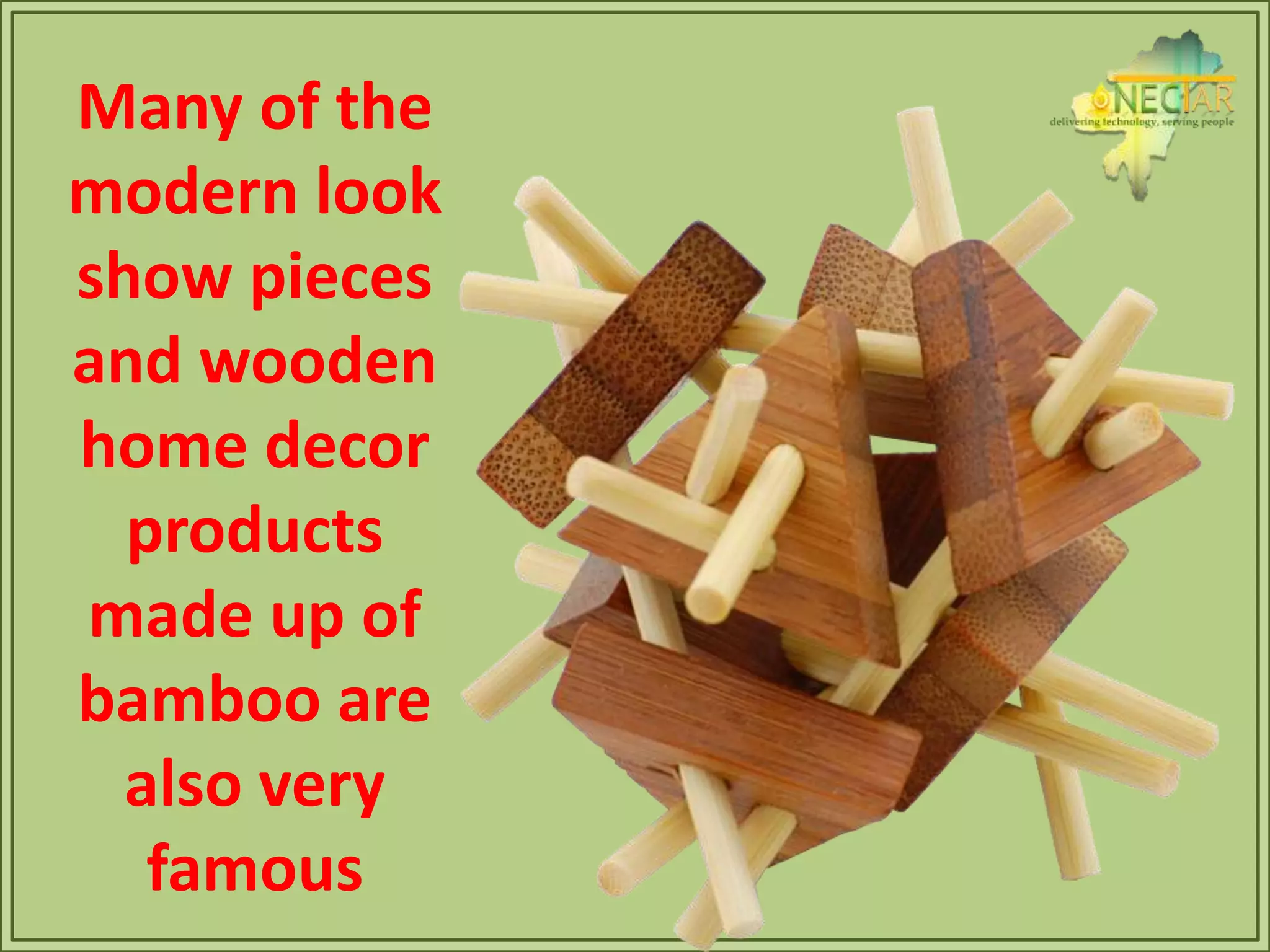 Bamboo products - Nectar | PPT