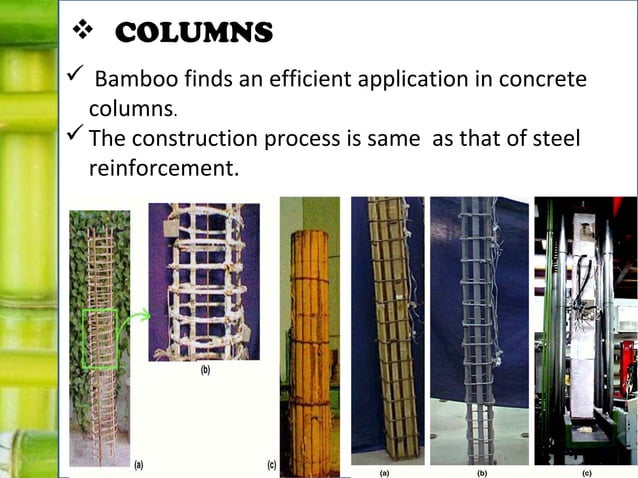 Bamboo reinforced concrete | PPT