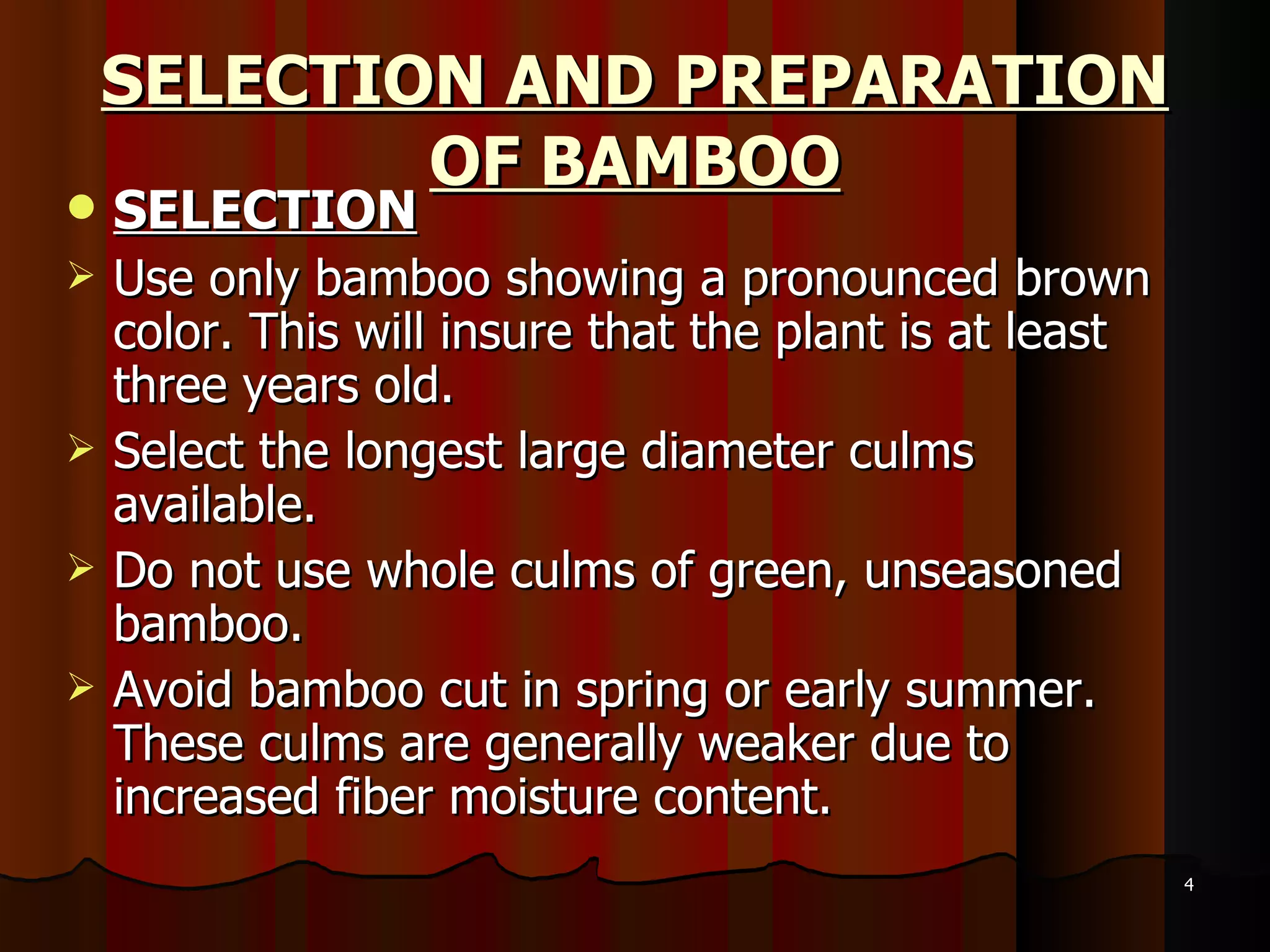Bamboo reinforced concrete | PPT