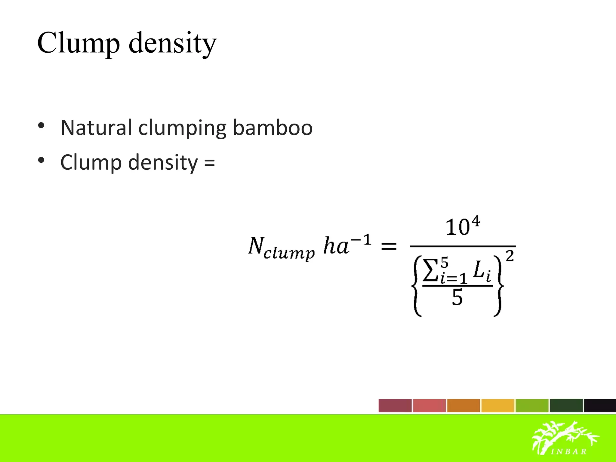 Bamboo stock assessment report | PPT
