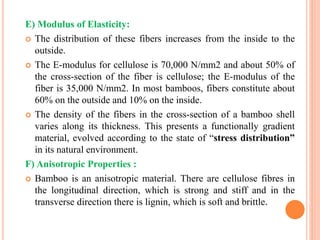 Bamboo as a building material | PPTX