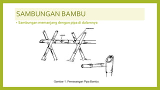 konstruksi bahan bangunan: bambu | PPT