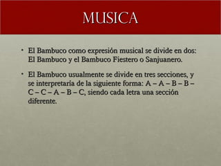 El Bambuco, Música Colombiana | PPT