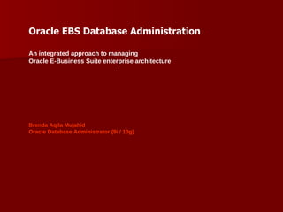 Oracle_EBS | PPT | Databases | Computer Software and Applications