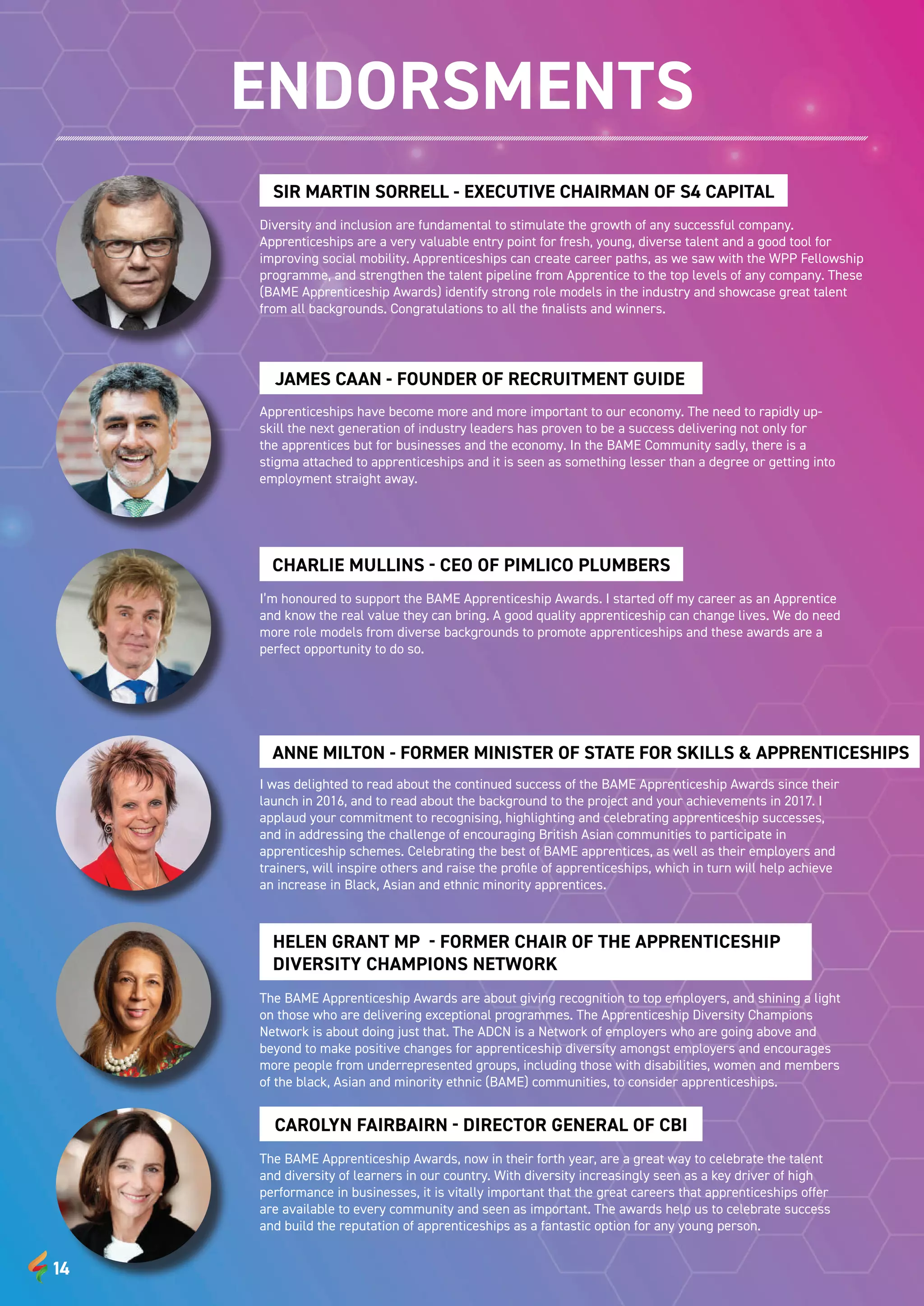 BAME APPRENTICESHIP AWARDS 2020 | PDF