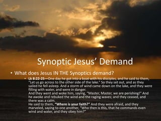 Bible Alive "Faith in the Synoptic Gospels & Acts" | PPTX
