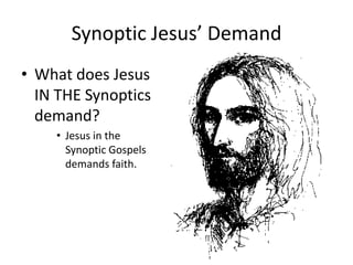 Bible Alive "Faith in the Synoptic Gospels & Acts" | PPTX