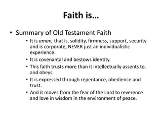 Bible Alive "Faith in the Synoptic Gospels & Acts" | PPTX