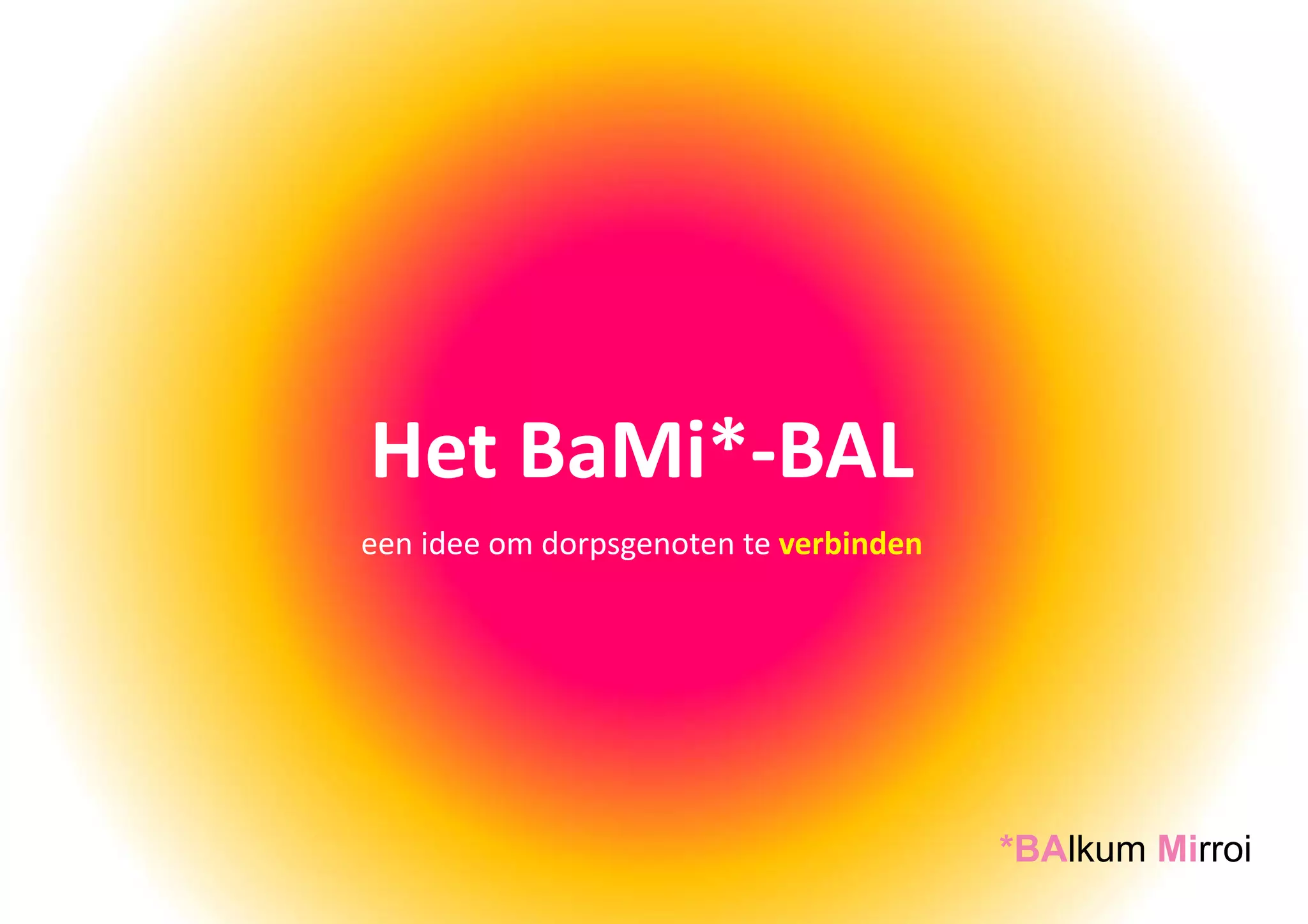 BaMiBal inzending Dorpenderby | PDF