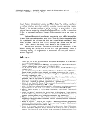 Ba microfinance | PDF | Government Support and Welfare | Financial ...