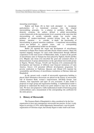 Ba microfinance | PDF