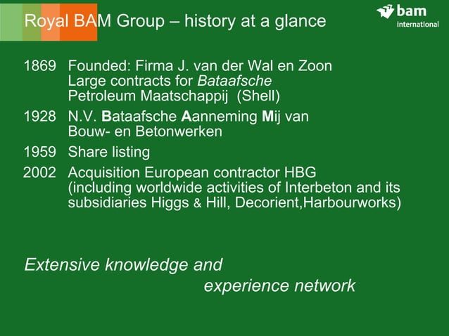 Bam International April 2010 | PPT