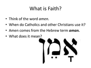 Bible Alive: Analysis of Faith in the Old Testament | PPTX