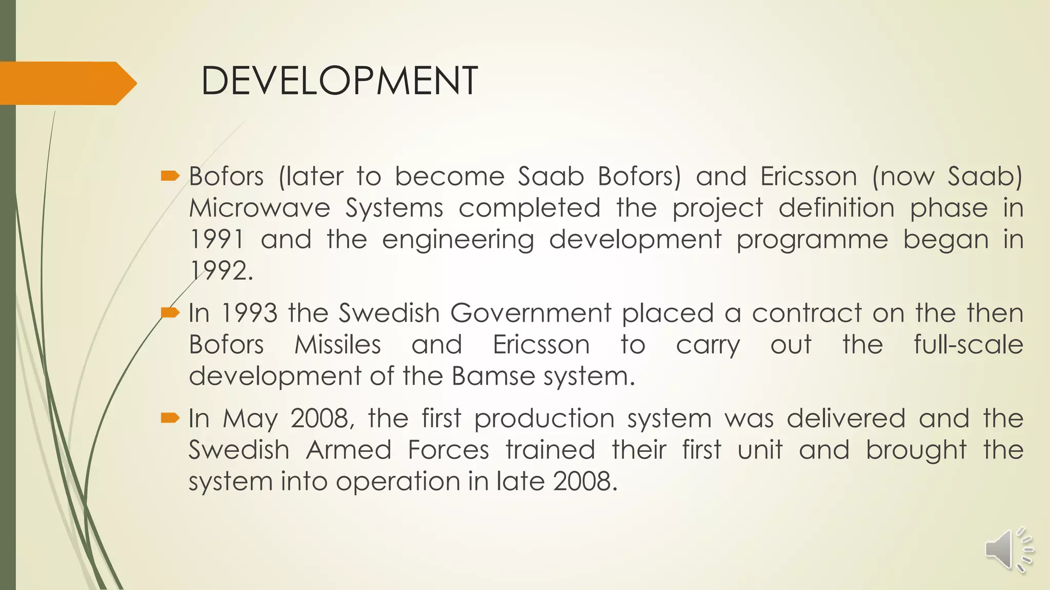 Bamse air defence missile system, sweden | PPTX