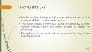 Bamse air defence missile system, sweden | PPTX