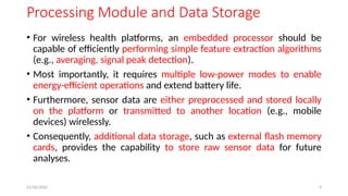 BAN-Architecture for monitoring health of a person using several sensors.pptx