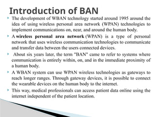 BAN-UNIT-I Introduction about Body area Networks.pptx
