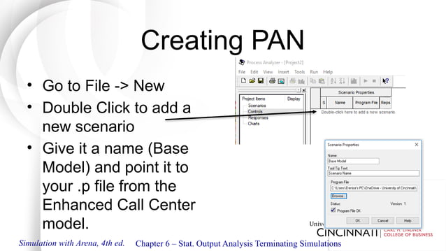 BANA7030_DES_Advanced_Modeling.pptx Simulation | PPTX