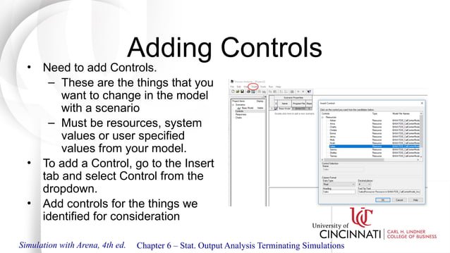 BANA7030_DES_Advanced_Modeling.pptx Simulation | PPTX