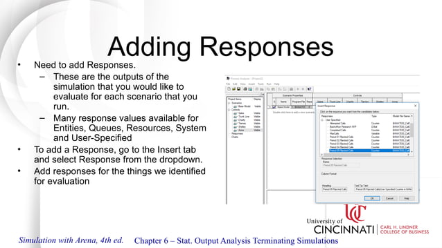 BANA7030_DES_Advanced_Modeling.pptx Simulation | PPTX