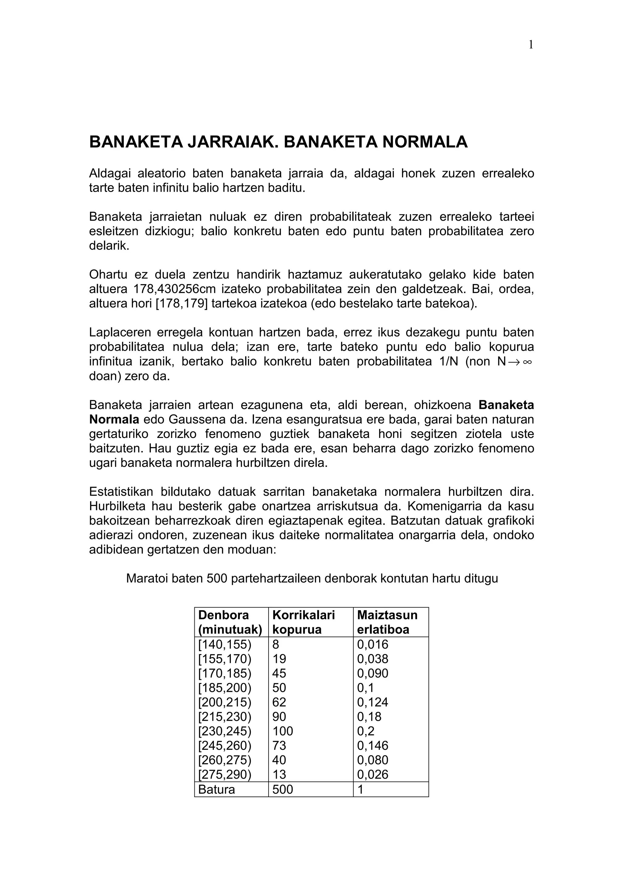 Banaketa normala teoria | PDF