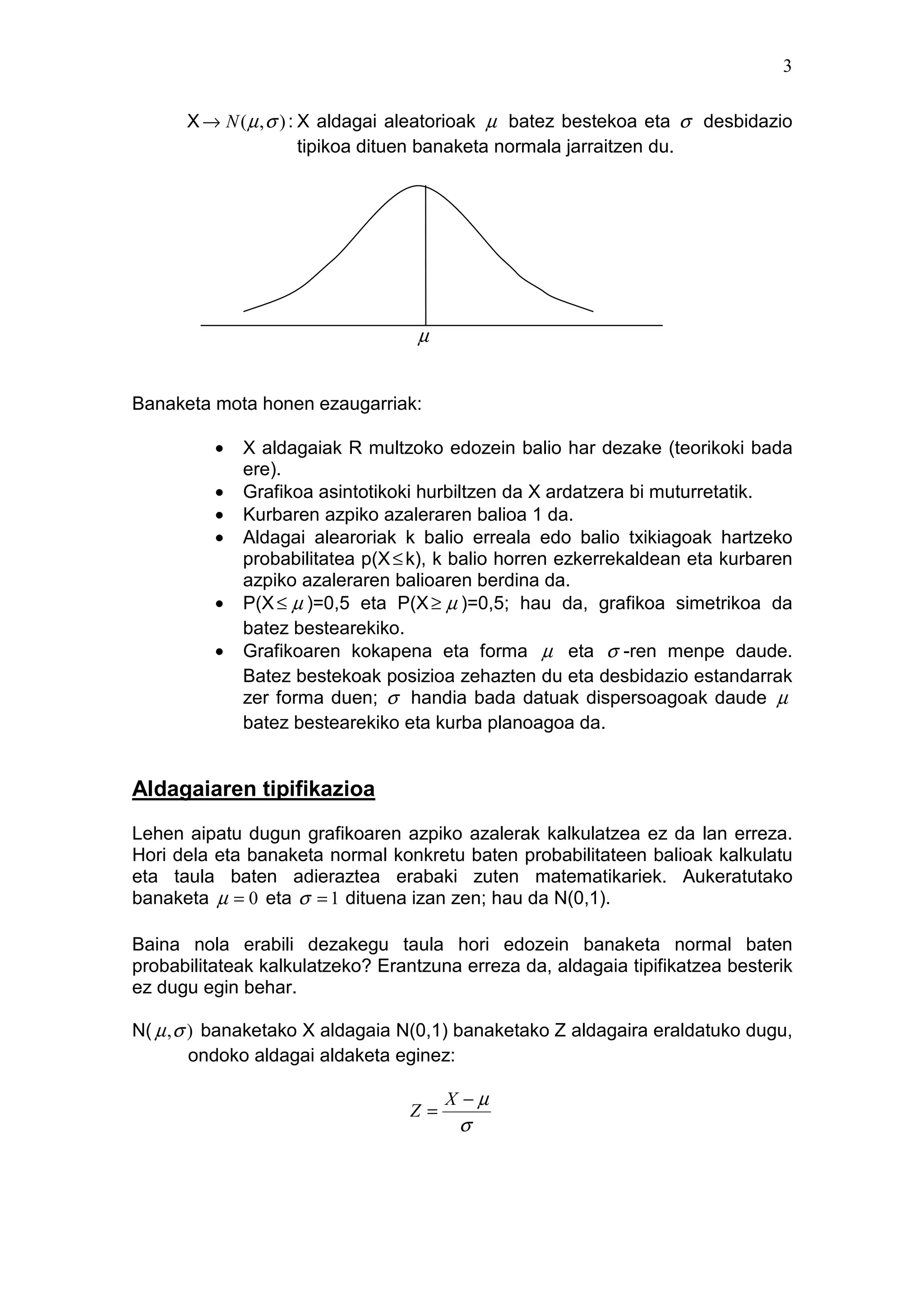 Banaketa normala teoria | PDF