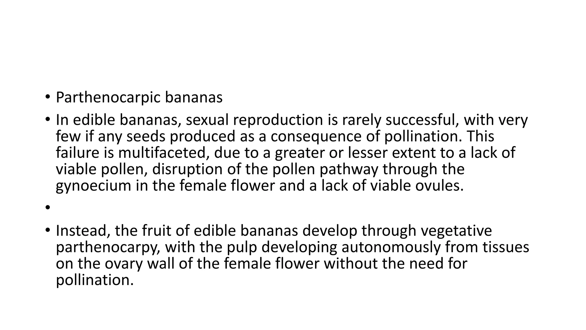 banana-classification and floral biology.pptx | Gardening | Home & Garden