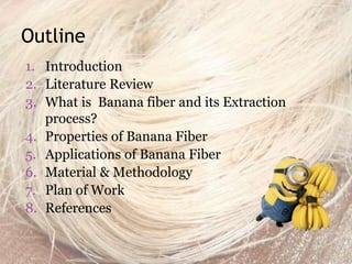 banana fiber composite.pptx | Agriculture | Industries