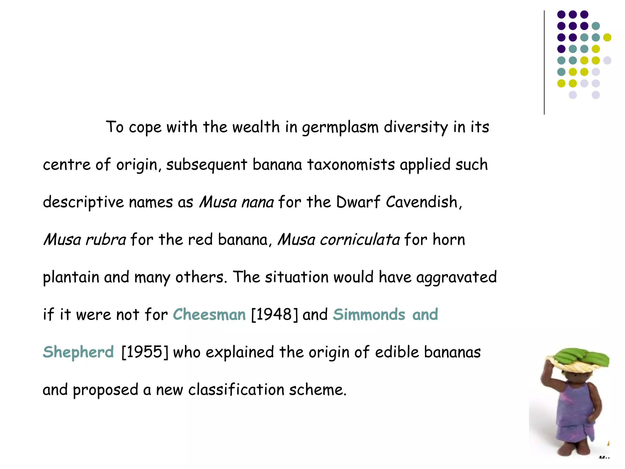 Banana genomic classification | PPT