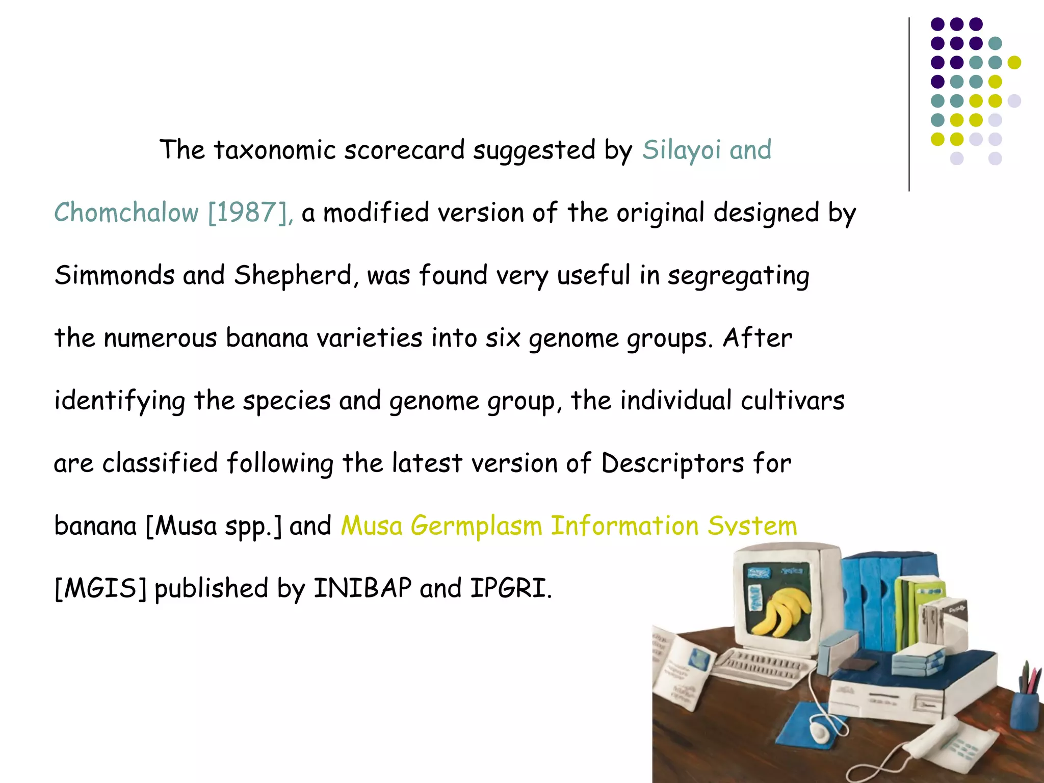 Banana genomic classification | PPT
