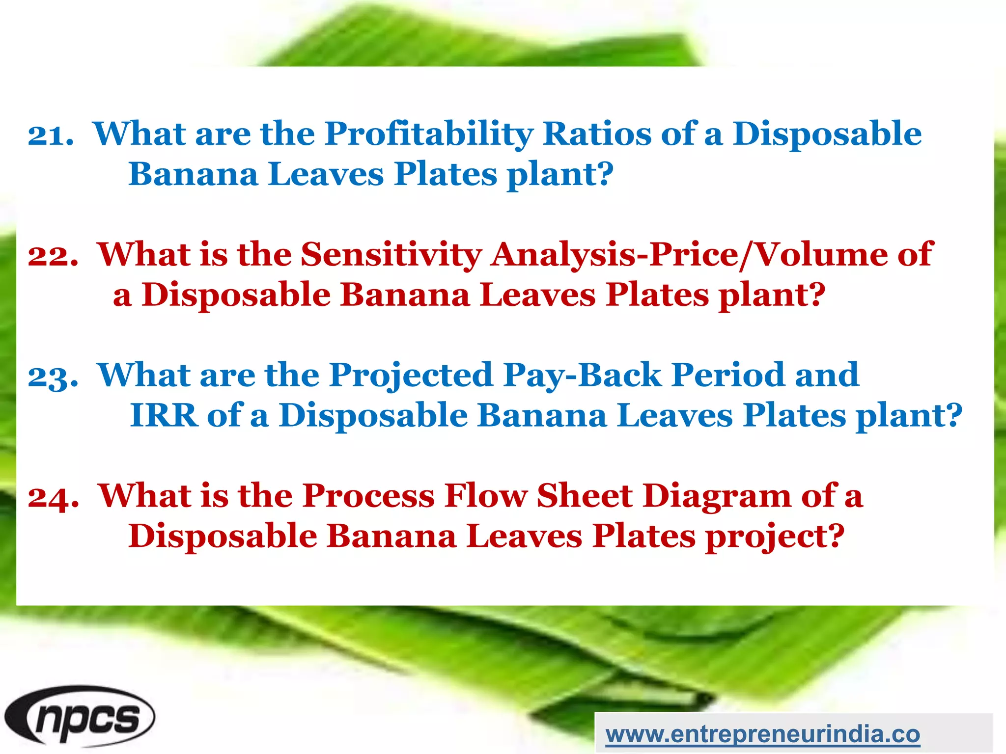 Banana Leaf Plate Manufacturing: The Making of By-Product of Banana ...