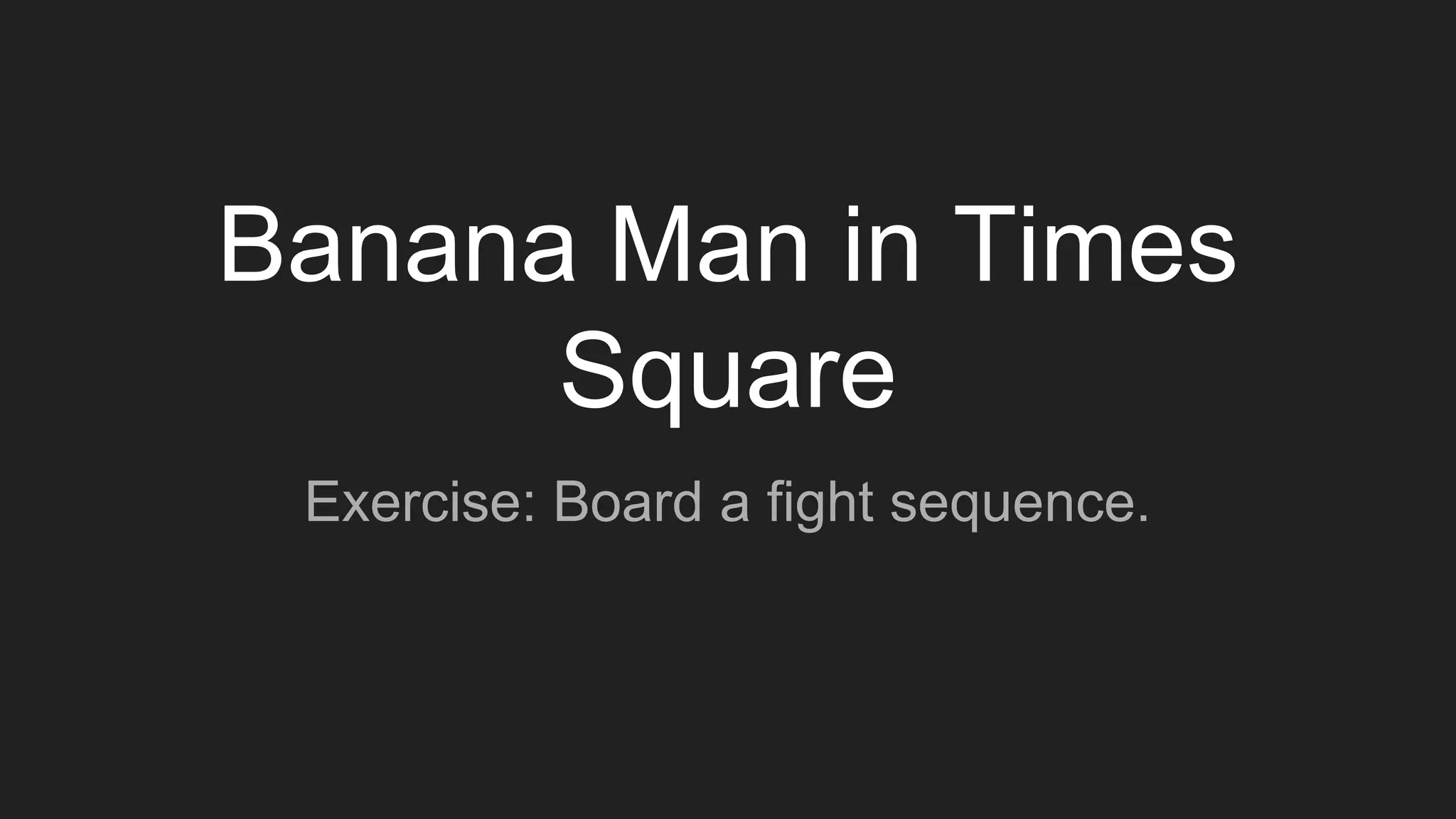 Fighting Exercise | PPTX