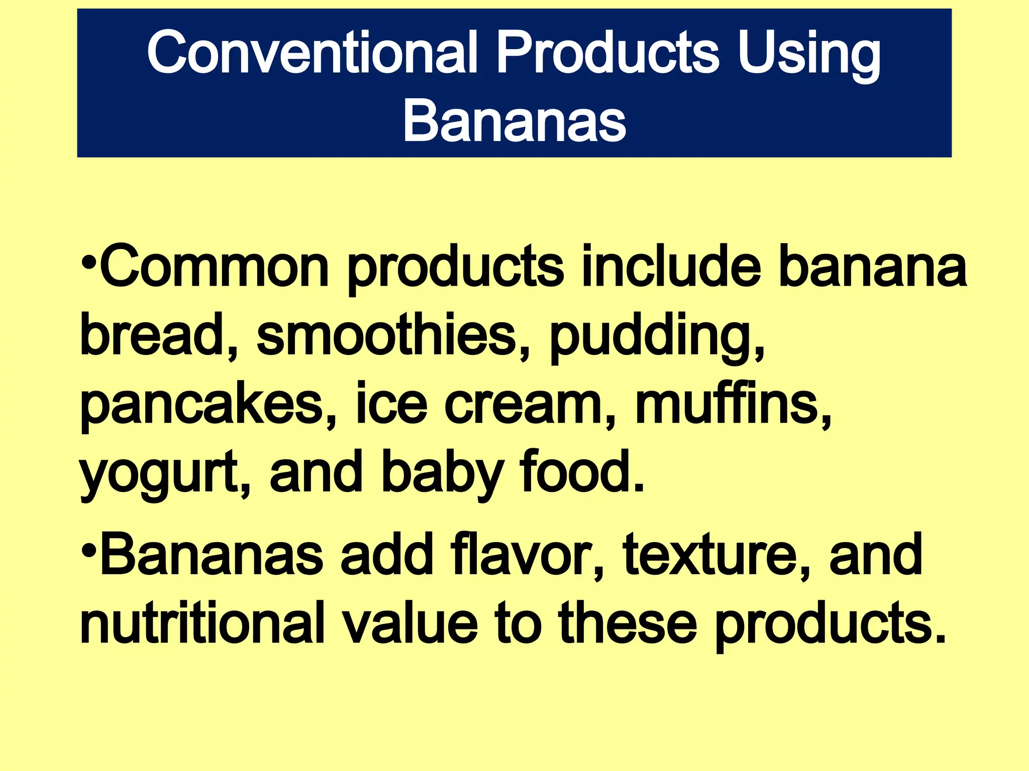 Entrepreneurship opportunities in Banana Processing | PPT