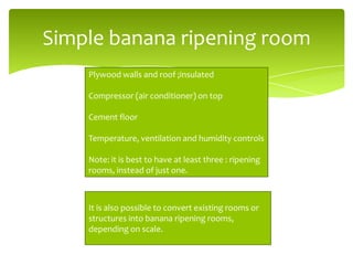 Banana ripening | PPTX