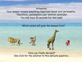 Banana Test English | PPS