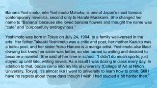 Banana Yoshimoto.pptx