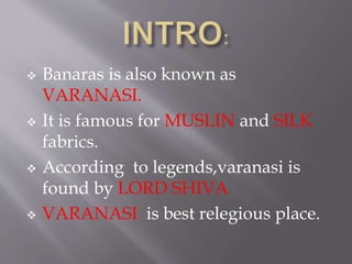 Banaras | PPTX