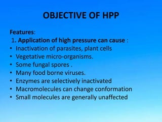 HIGH pressure processing | PPTX
