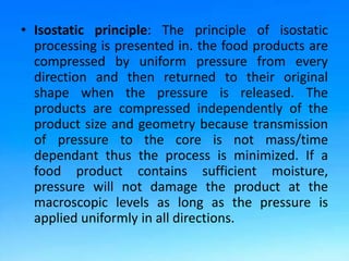 HIGH pressure processing | PPTX