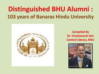 Banaras hindu university alumni 2019 | PPTX
