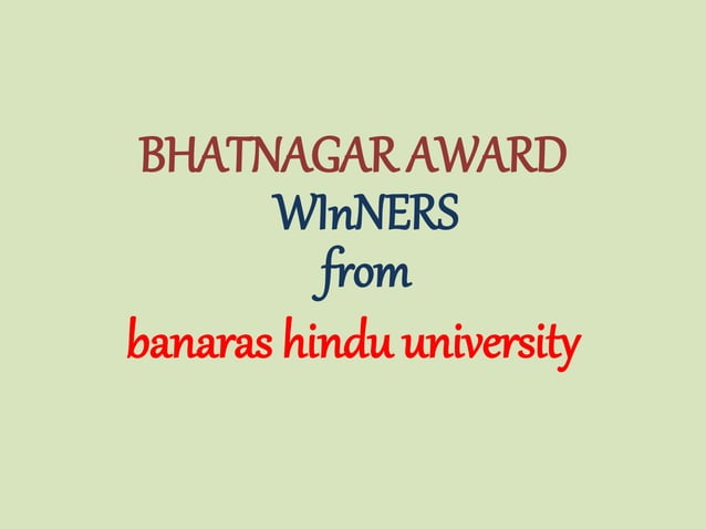 Banaras hindu university alumni 2019 | PPTX
