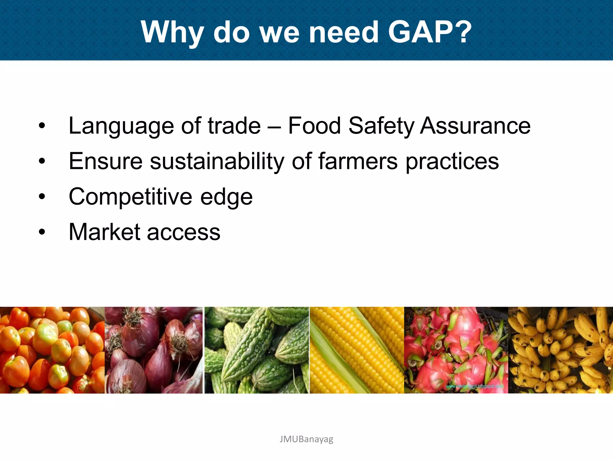Good Agricultural Practices (GAP) | PDF
