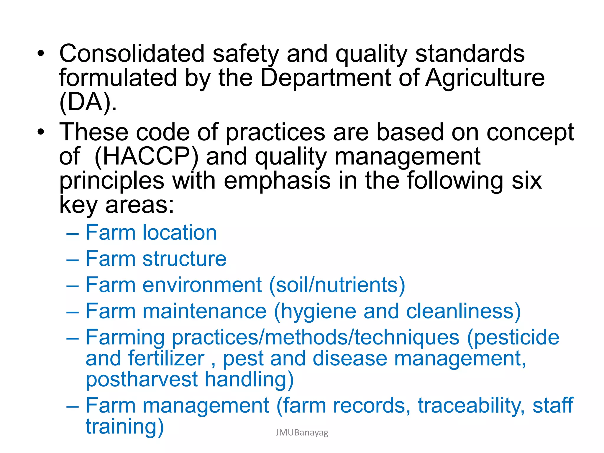 Good Agricultural Practices (GAP) | PDF