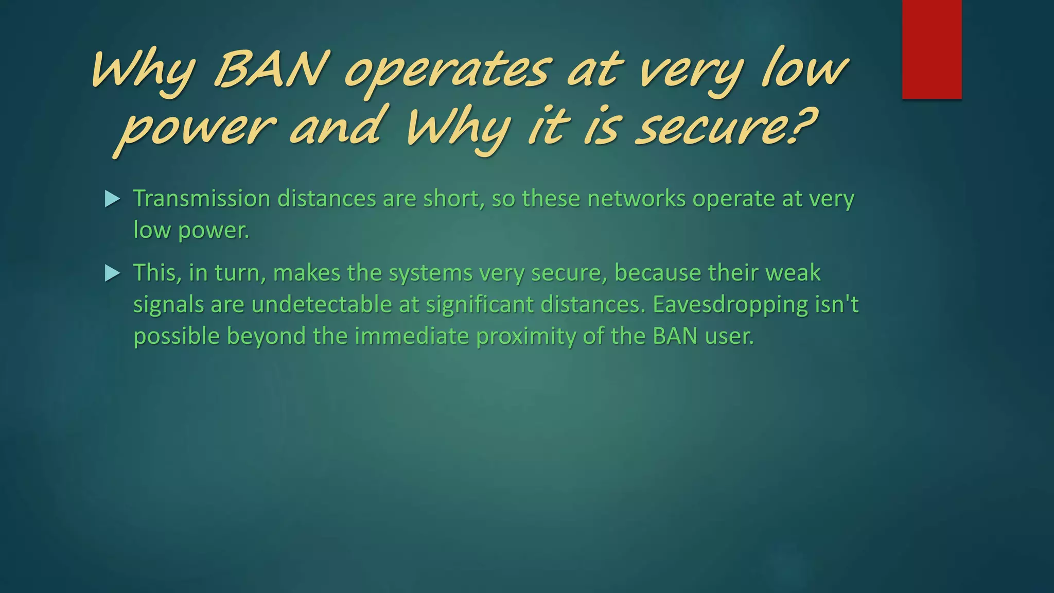 Body Area Networks (BANs) - PPT (By Study PPT) | PPTX